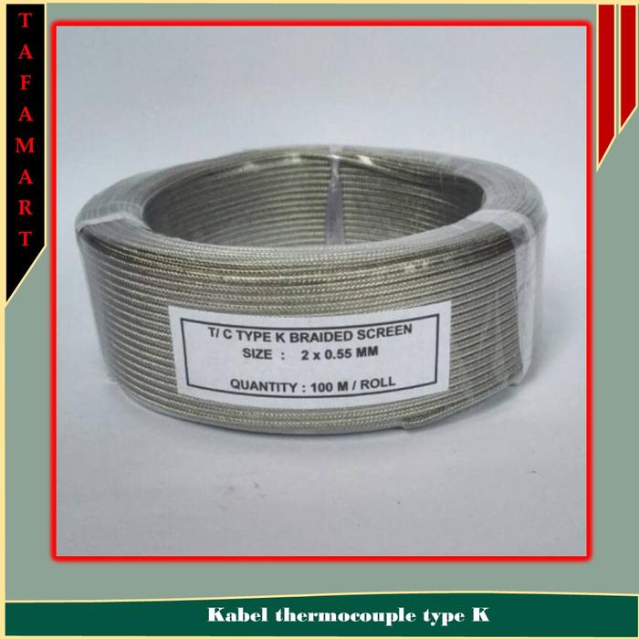 Jual Kabel thermocouple type K screen 2 x 0,5mm compensating cable TC K ...