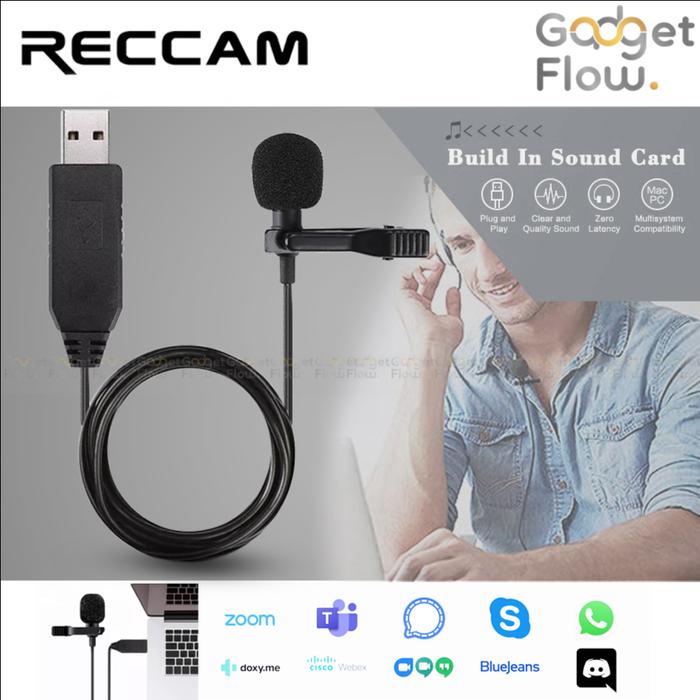 Jual Mic Microphone Clip On USB ANDOER PC Laptop Computer 150cm ...