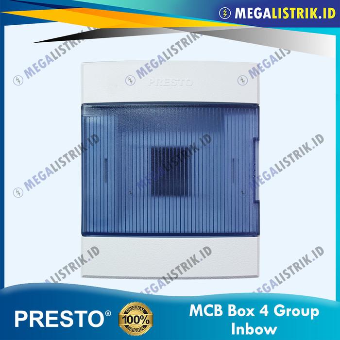 Jual Presto Fuse Box MCB 4 Group Inbow / Rumah MCB Isi 4 Grup IB ...