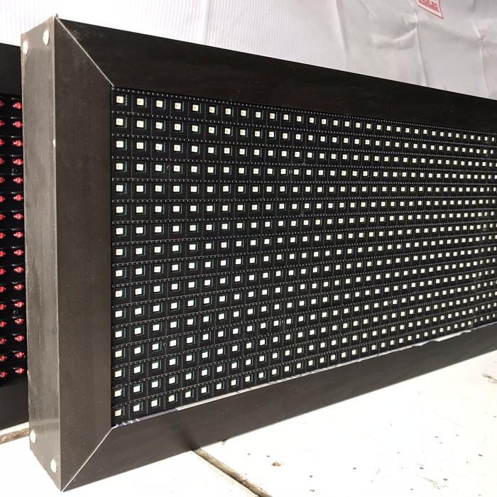 Jual Frame led running text almunium kokoh untuk modul 3 modul p10 ...