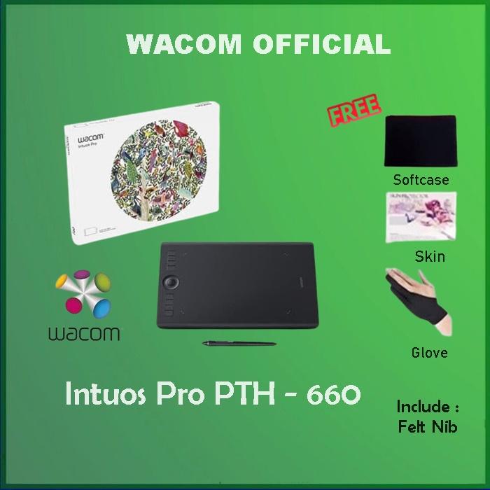 Promo Wacom Intuos Pen Tablet Pro Medium PTH-660K0-CX PTH660 PTH 660 K0 Cicil 0% 3x - Jakarta ...