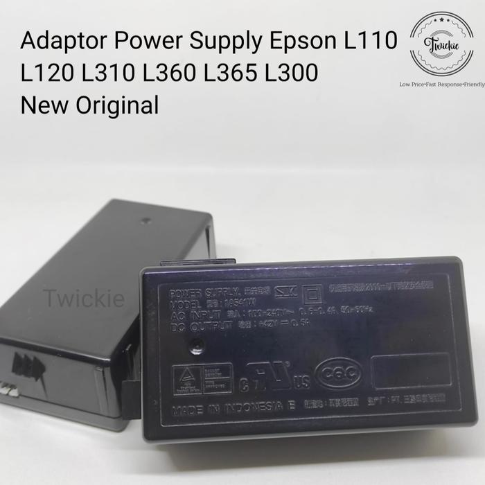 Jual Adaptor Power Supply Epson L110 L120 L310 L360 L365 L300 New ...