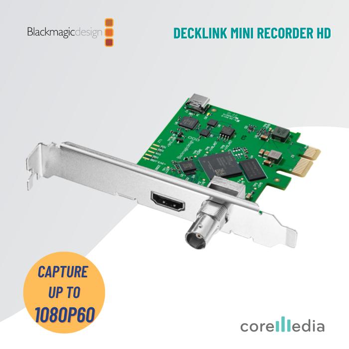 Promo Blackmagic Design DeckLink Mini Recorder HD - Capture Card SDI ...