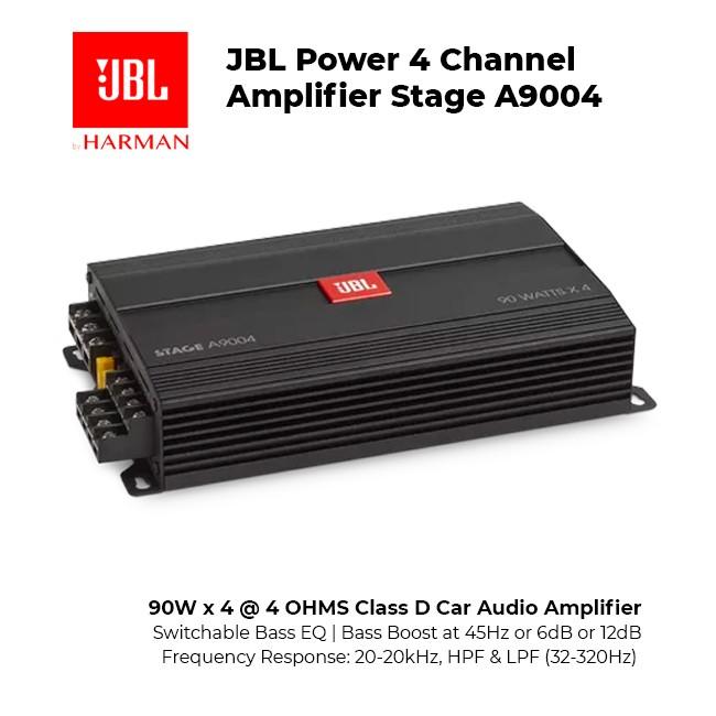 Promo Power Amplifier 4 Channel JBL Stage A9004 (90W x 4) 4Channel ...