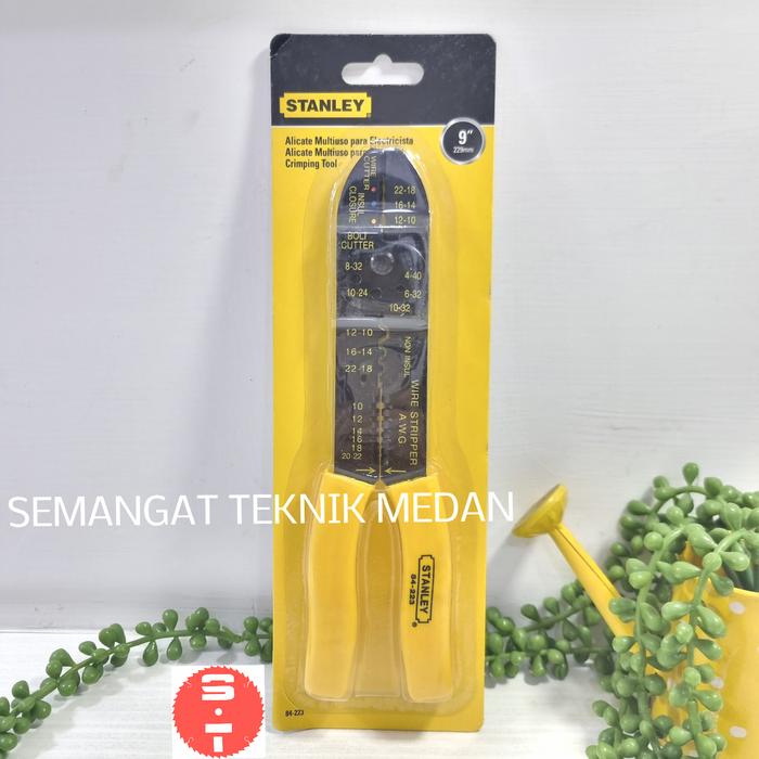 Jual TANG CRIMPING KRIMPING SKUN KABEL WIRE STRIPPER 9" STANLEY 84-223-22 - Kota Medan ...