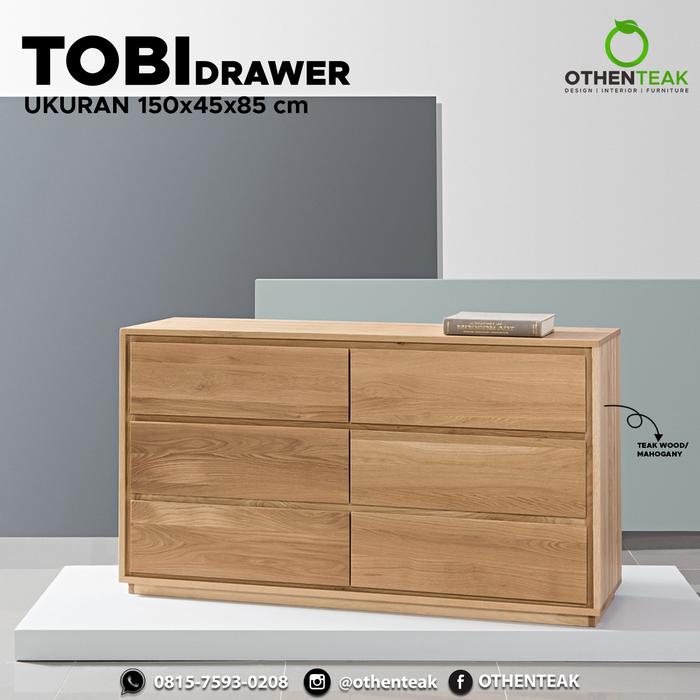Jual Lemari kayu jati minimalis OTHENTEAK - TOBI DRAWER - Kab. Jepara ...