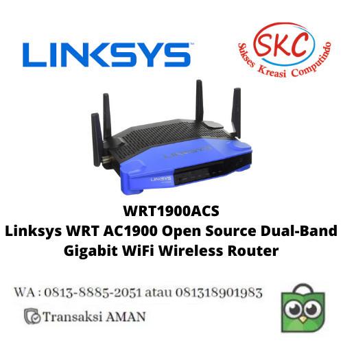 Jual Linksys WRT AC1900 Open Source Dual-Band Gigabit WiFi Wireless ...