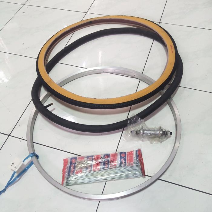 Jual Roda wheel set depan sepeda balap / model jepang 24 plus 24 x 1 3/ ...