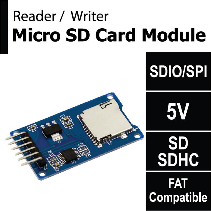 Jual Micro SD Card Module SDIO SPI FAT Arduino NodeMCU Rasberry - Kota ...