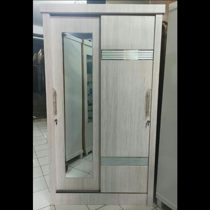Jual Lemari Minimalis Sliding Std 2 pintu Blockteak HPL Full-1 Unit promo - Kota Tangerang ...