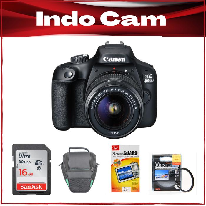 Jual CAMERA CANON EOS 4000D KIT 18-55MM / PAKET CANON EOS 4000D KIT ...