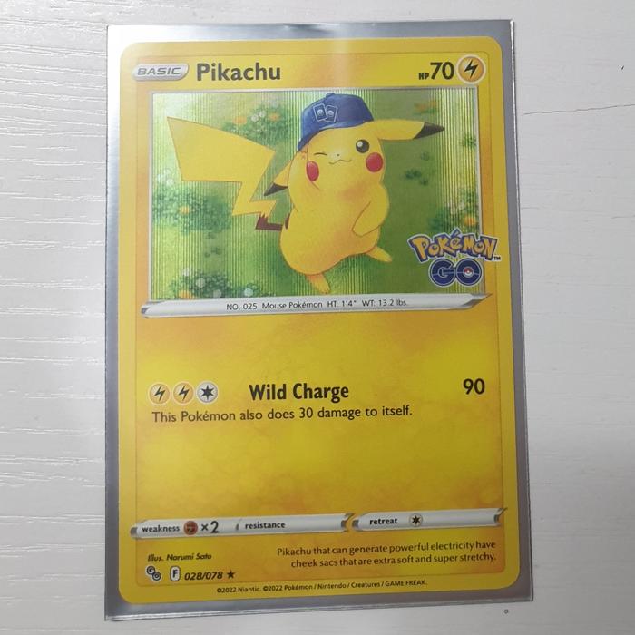 Jual Pikachu Holo 028/078 (Pokemon TCG Pokemon Go) - Jakarta Barat ...