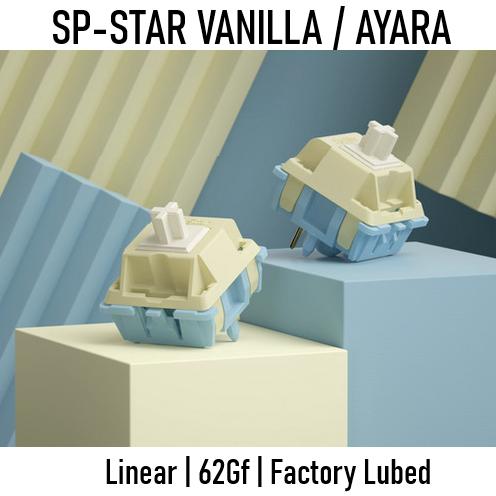 Jual SP-Star Vanilla / Ayara Switch Linear 62g 5pin Mechanical Keyboard ...