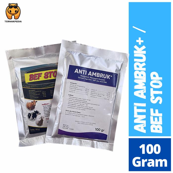 Jual BEF Stop 100 gr - Obat Sapi Ambruk - Obat Kambing Ambruk - Obat ...