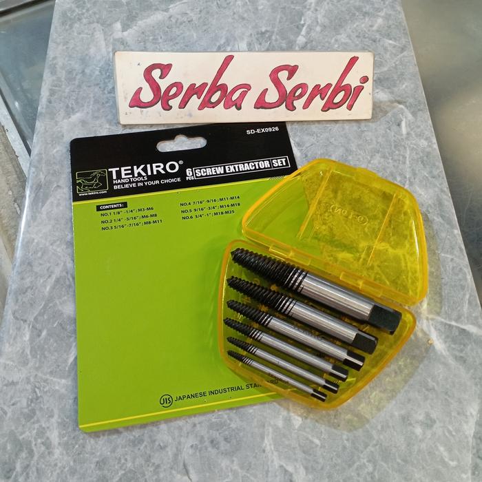 Jual Alat buka baut Screw Extractor set - Tekiro - Kota Pekanbaru ...