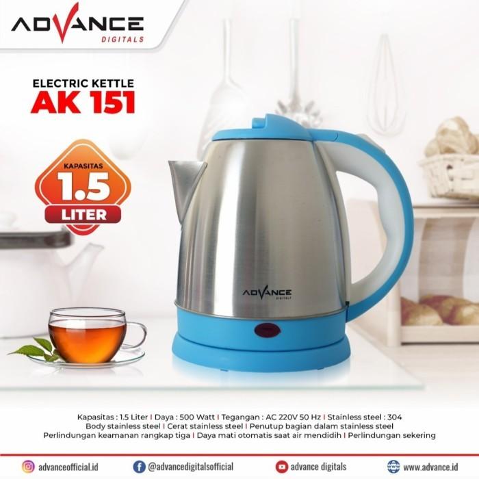 Jual Kettle Advance AK-151 1,5L Teko Listrik / Pemanas Air - Kota ...