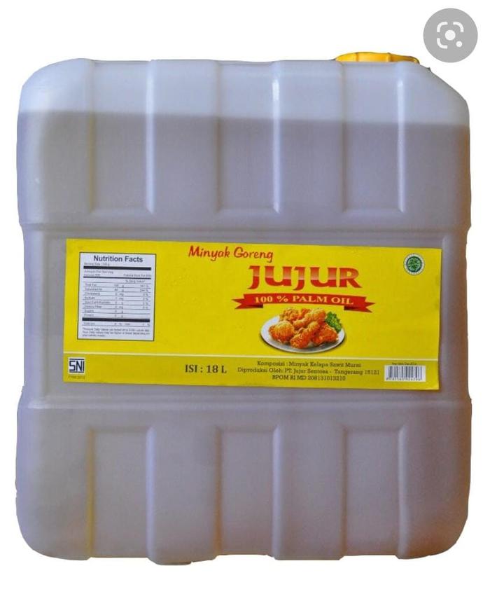 Jual MINYAK GORENG JUJUR 18 LITER/JERIGEN (include jerigen) - Kota ...