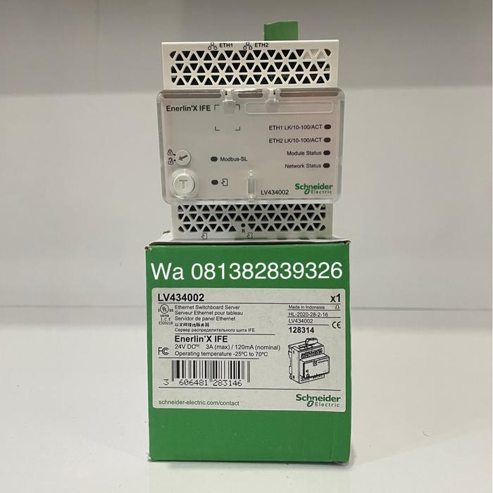 Jual LV434002 Schneider Enerlin'X IFE Ethernet Switchboard Server ...