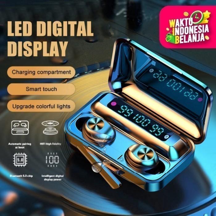 Jual Iphone 13 Headset Bluetooth Earphone TWS Wireless SuperBass - Kab ...