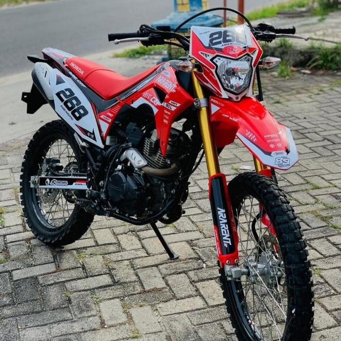 Jual [synam~part] DECAL CRF150L FULL BODY MERAH PUTIH - DECAL CRF 150 L ...