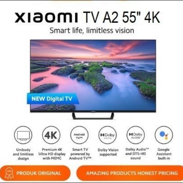 Jual Xiaomi Mi tv 55 Inch Smart Android 4K UHD TV 55- garansi resmi ...