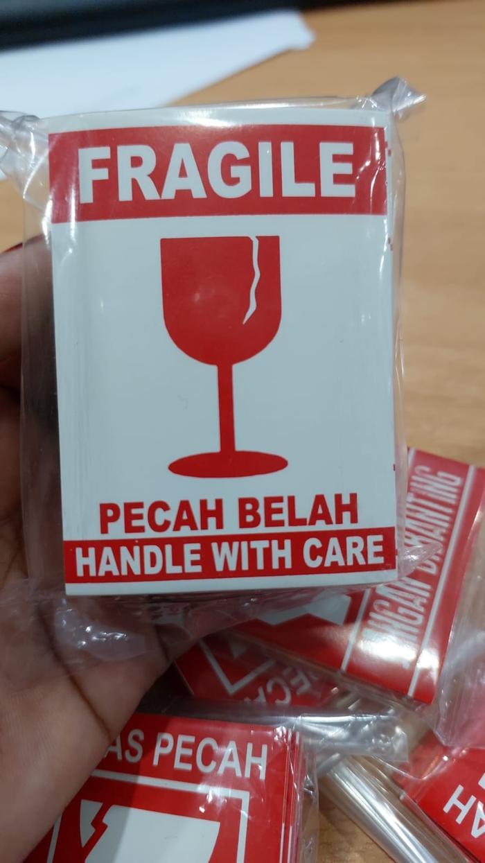 Jual Sticker fragile, Stiker Fregile, Stiker Fragile, Stiker Awas Pecah ...