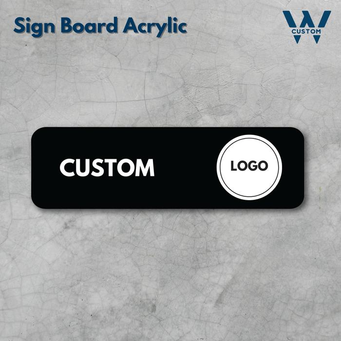 Jual ACRYLIC SIGN BOARD / SIGN AKRILIK / TULISAN AKRILIK CUSTOM ...