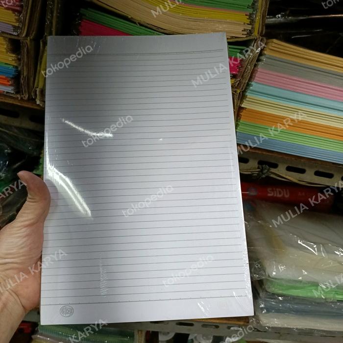 Jual Kertas Folio Bergaris Double Folio Garis 100 lembar - Jakarta ...