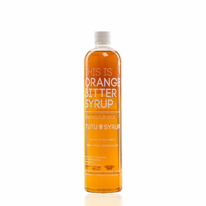 Jual Tutu Flavors Orange Bitter Syrup 1000ml - Sirup Kulit Jeruk - Kota ...