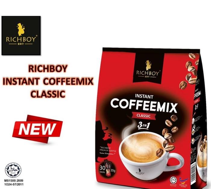 Jual Richboy Coffee Mix 3 in 1 Classic | Kopimix 3in1 Coffee Mix ...