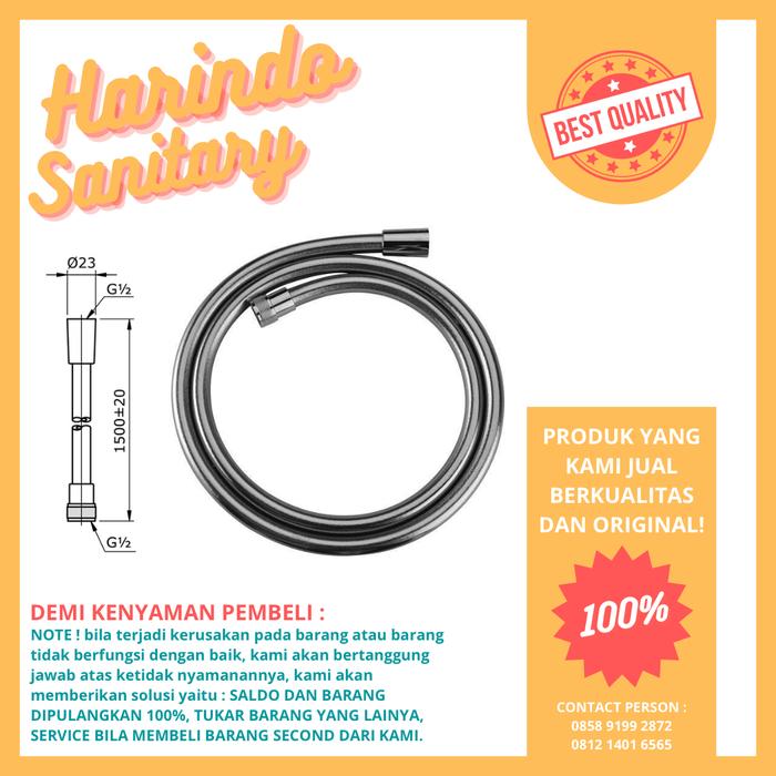 Jual TOTO P37909 SHOWER HOSE CHROMALIX SUPREME L=1500mm | selang shower ...