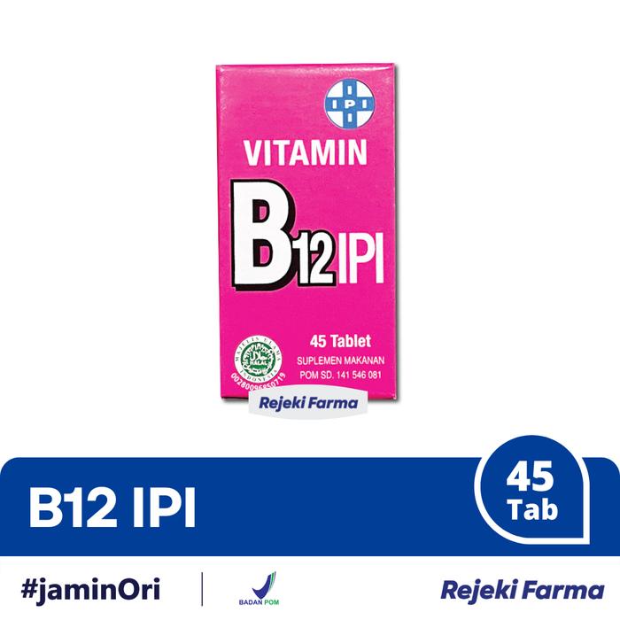 Jual IPI Vitamin B12 45 Tablet - Vit B 12 Pink - Jakarta Selatan - Apotek Rejeki Farma -Melawai ...