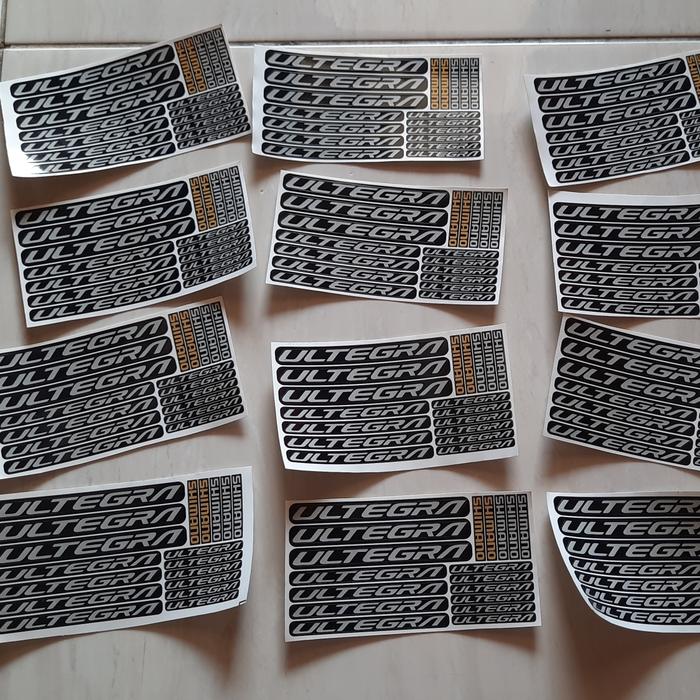 Jual Decal sticker Groupset Ultegra & Duraace cocok untuk Groupset ...