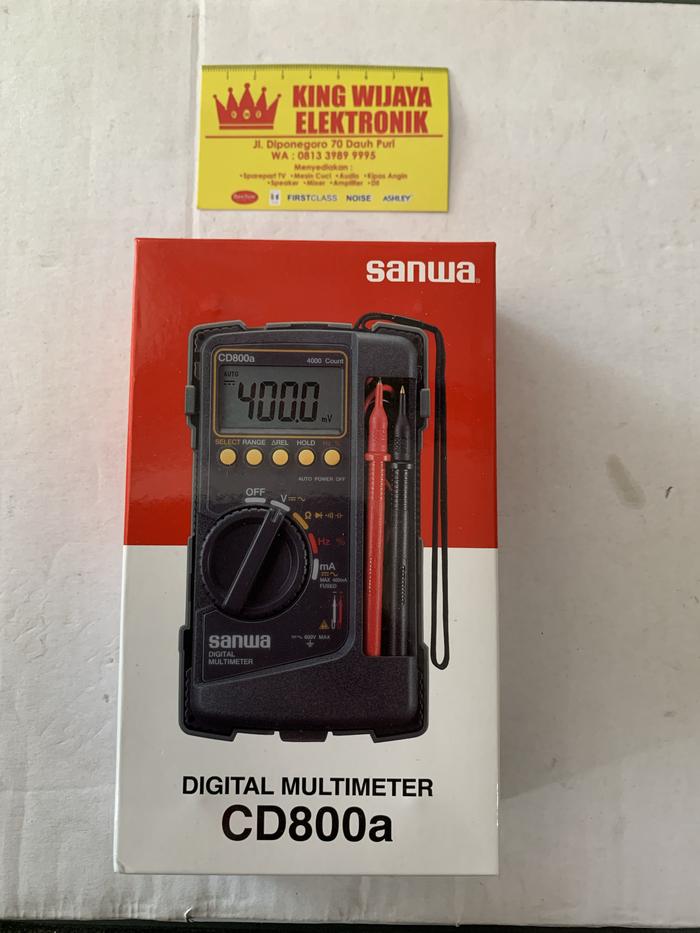Jual Avometer / Multimeter / Multitester Digital Sanwa CD800a - Kota ...