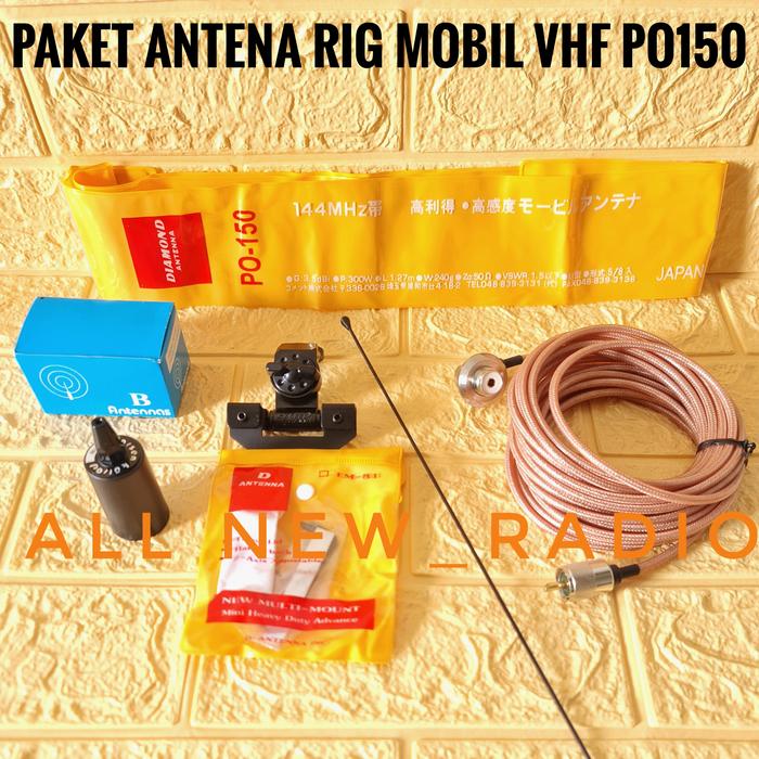 Jual PAKET ANTENA RIG MOBIL VHF ANTENNA RADIO RIG PECUT LARSEN PO150 PO-150 - Jakarta Utara ...