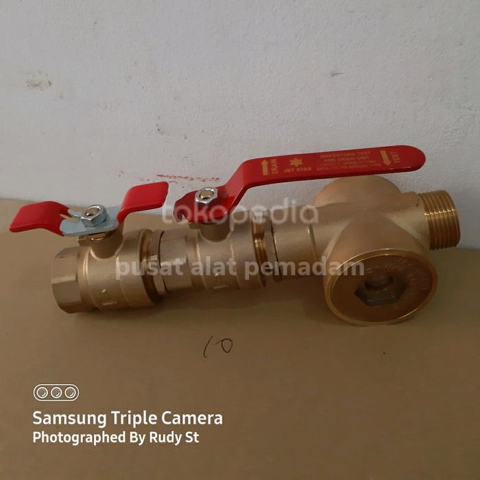 Jual inspector test valve 3 in 1 c/w sight glass 1" merk JET STAR - Kab ...