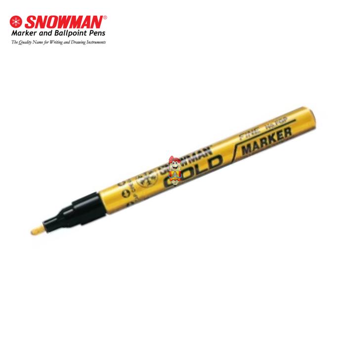 Promo Spidol Snowman Paint Marker Gold , Silver , white - FGP Gold ...