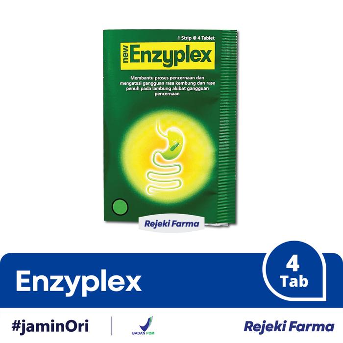 Jual New Enzyplex Per 1 Strip 4 Tablet Enzyplek Enziplex Enziplek ...