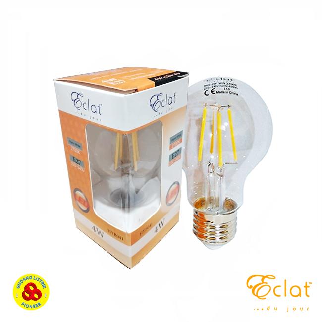 Jual Eclat Lampu LED Filament Classic 4W Kuning 4 Watt 2700K WW Clear ...