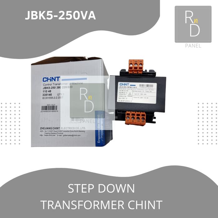 Jual STEP DOWN CHINT JBK5-250VA / STEP DOWN TRANSFORMER 220V/110V/48V - Jakarta Barat - RnD ...