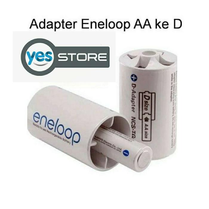 Jual Adapter Konverter Eneloop Battery AA / A2 ke Size D - Jakarta ...