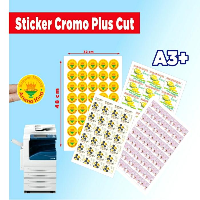 Jual Sticker cromo kemasan/lebel A3+ - Kota Bekasi - iam.advertising ...