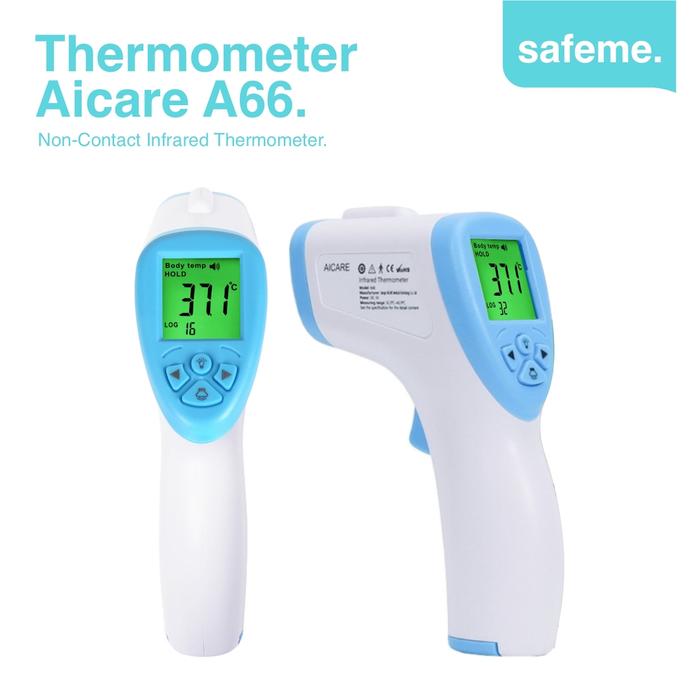 Jual Thermometer Infrared Non Contact Aicare A66 Termometer Tembak ...