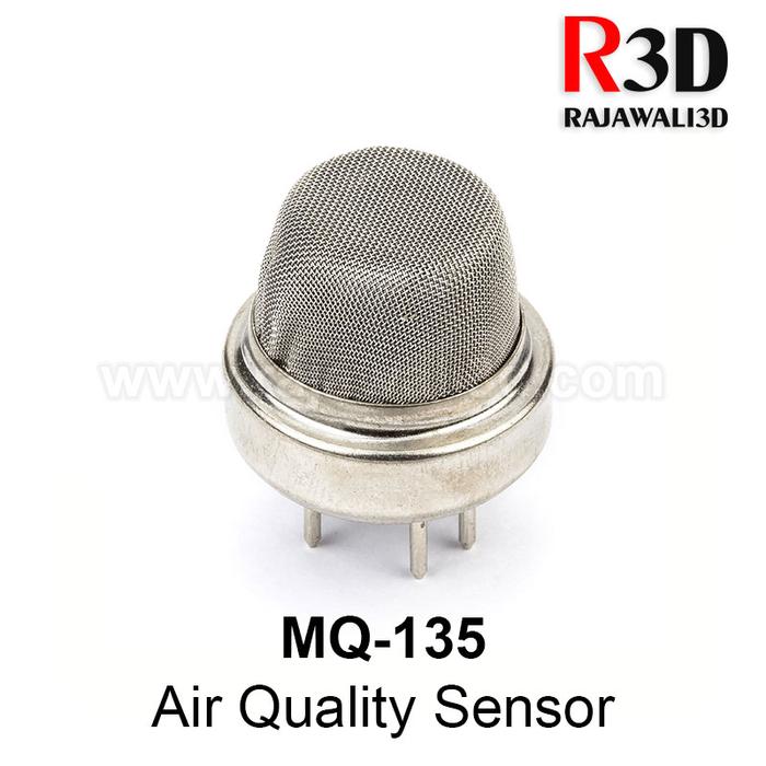 Jual Komponen Sensor Gas Kualitas Udara Gas Air Quality Sensor MQ-135 ...