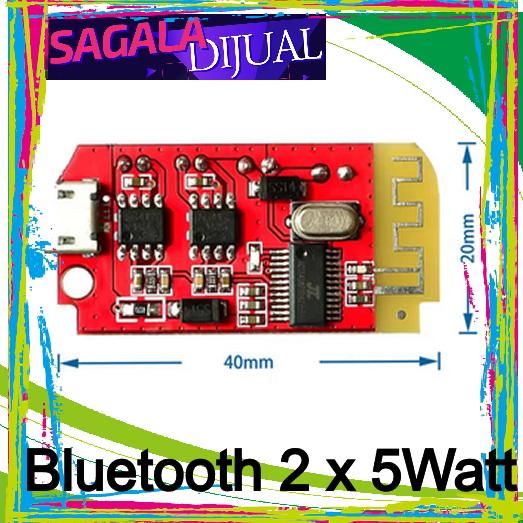 Jual Bluetooth 2 x 5 Watt DC 3.7V - 5V Digital Audio Amplifier Board ...