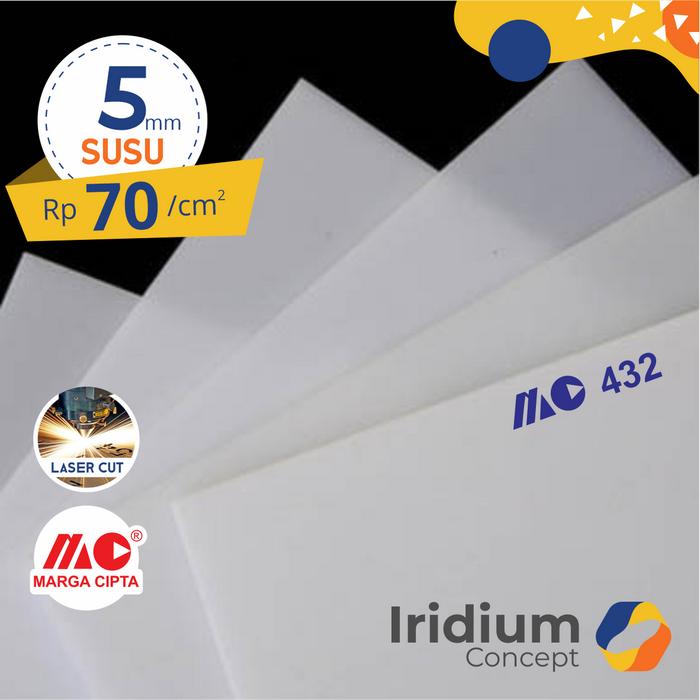 Jual Akrilik/Acrylic Lembar/Sheet Putih Susu 5mm/5 mm Kecil Custom - Kota Bandung - Iridium Shop ...