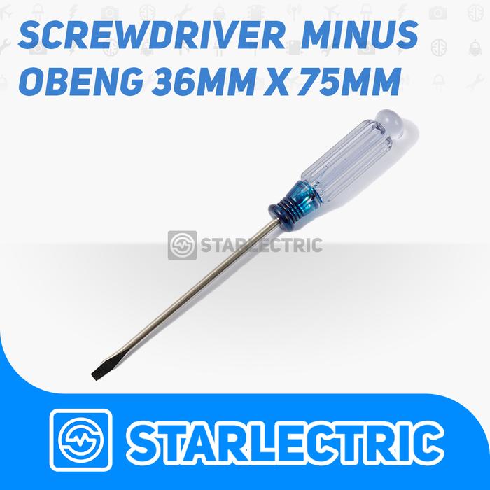 Jual Obeng Minus 3mm x 75mm - Jakarta Barat - Starlectric | Tokopedia