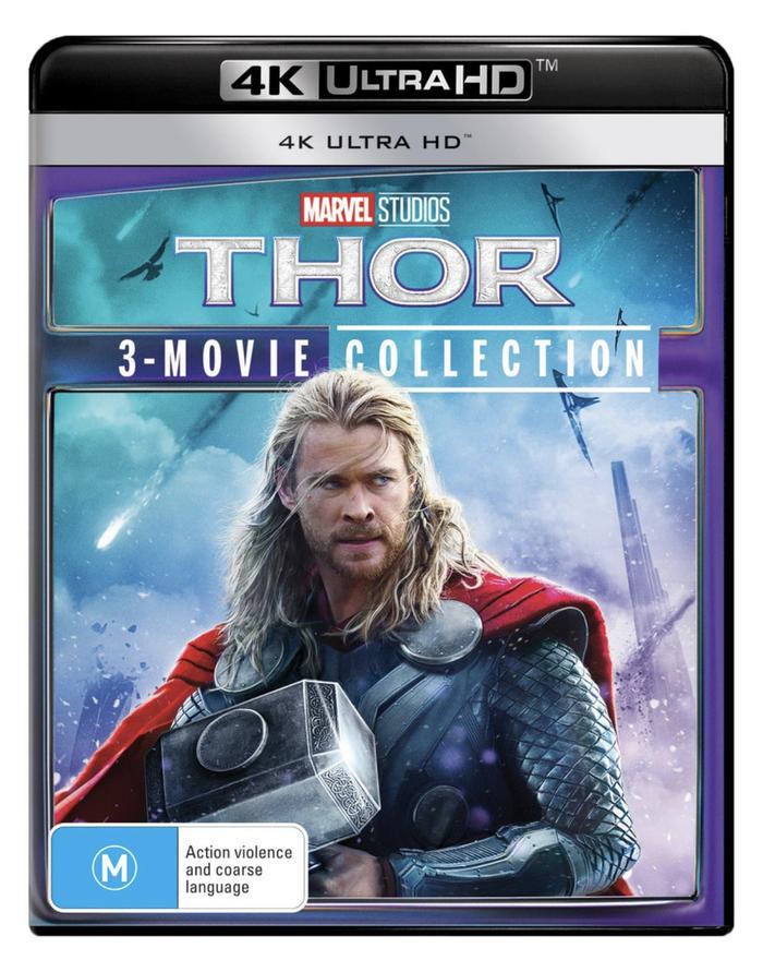Jual 4K Marvel Thor 3-Movie Collection (Thor, The Dark World, Ragnarok ...