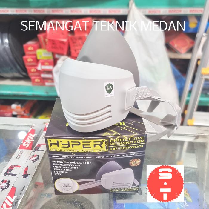 Jual HALF MASK SAFETY MASKER MASK RESPIRATOR DUST MASKER HYPER HP ...