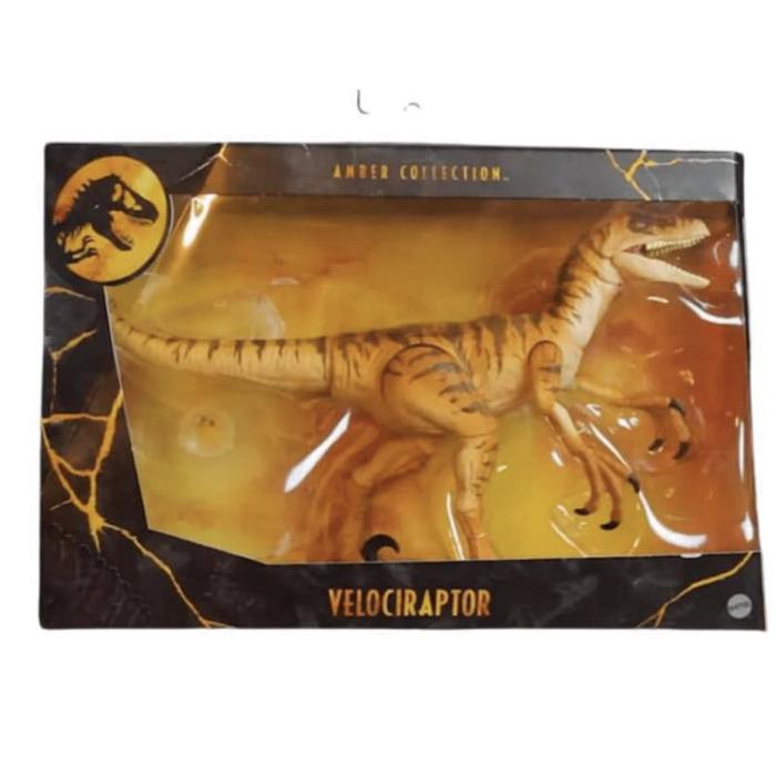 Jual Jurassic World Velociraptor Amber Collection Mainan Figure GWP84 ...